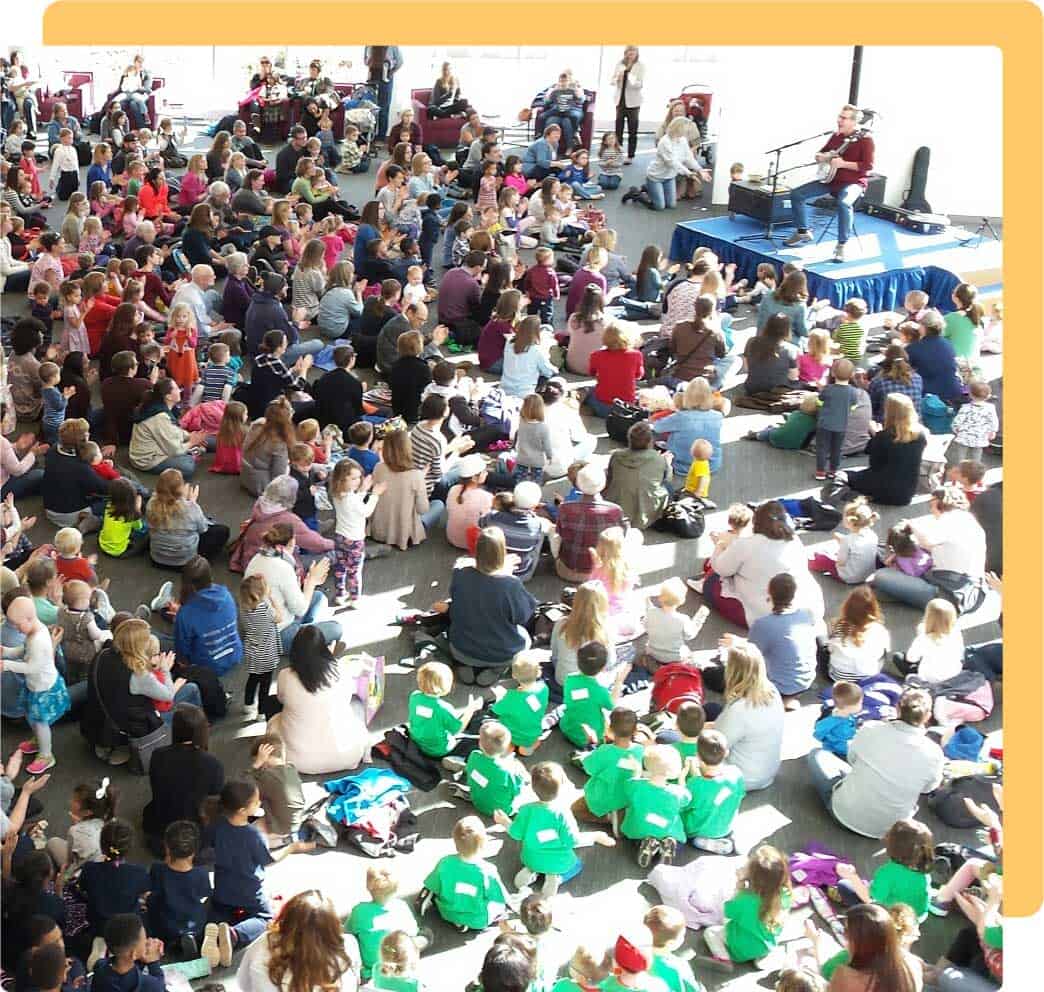 Concerts & Family Engagement with Jim Gill